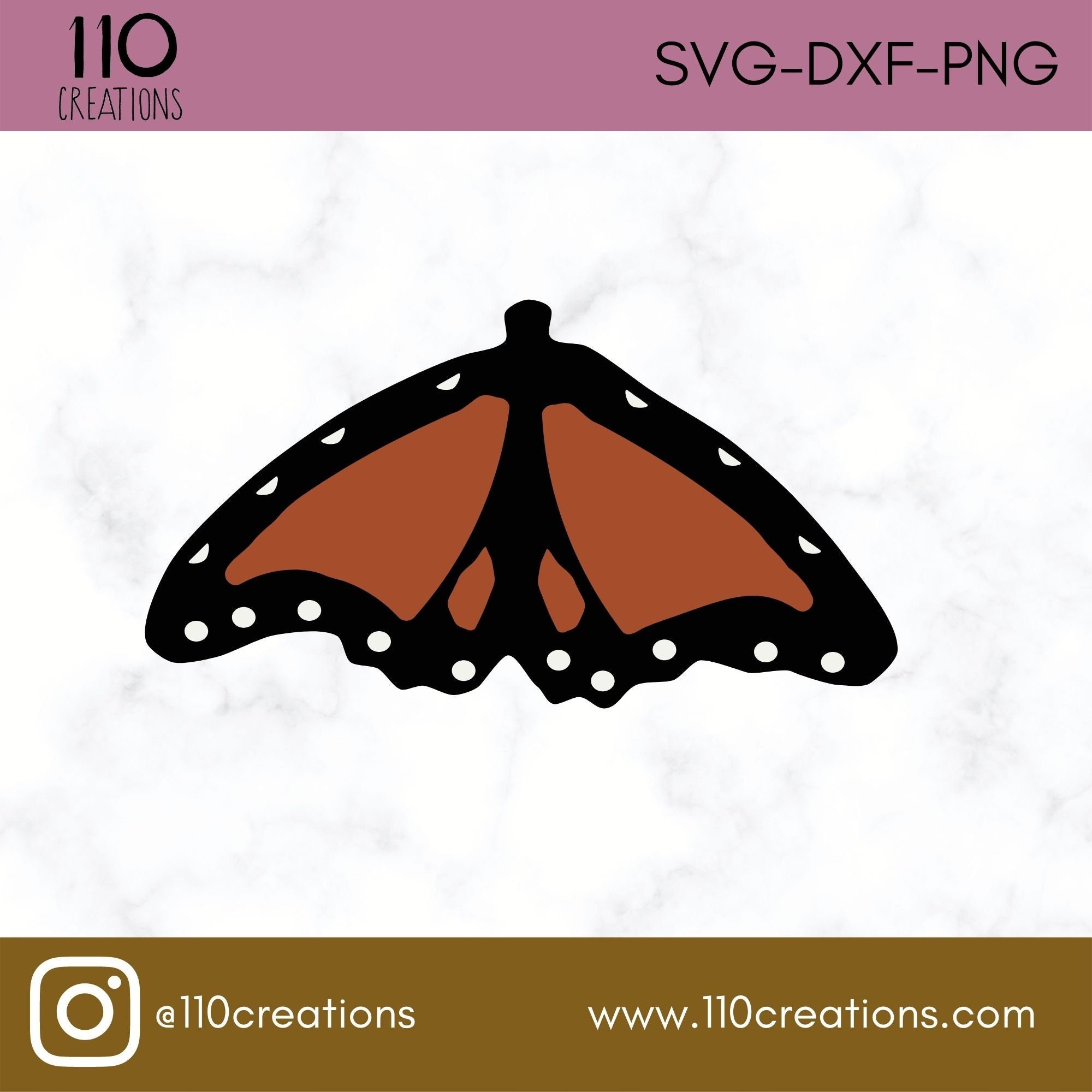 Monarch Butterfly SVG PNG DXF - Monarch Life Cycle Cut File - Monarch ...