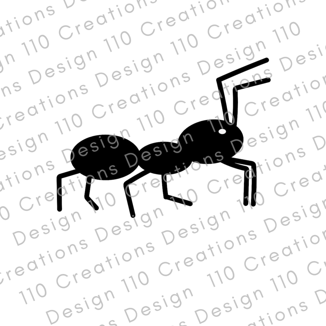 Ant SVG PNG DXF - Ant Cut File - Ant Digital Art - Ant Cut File - Ant ...