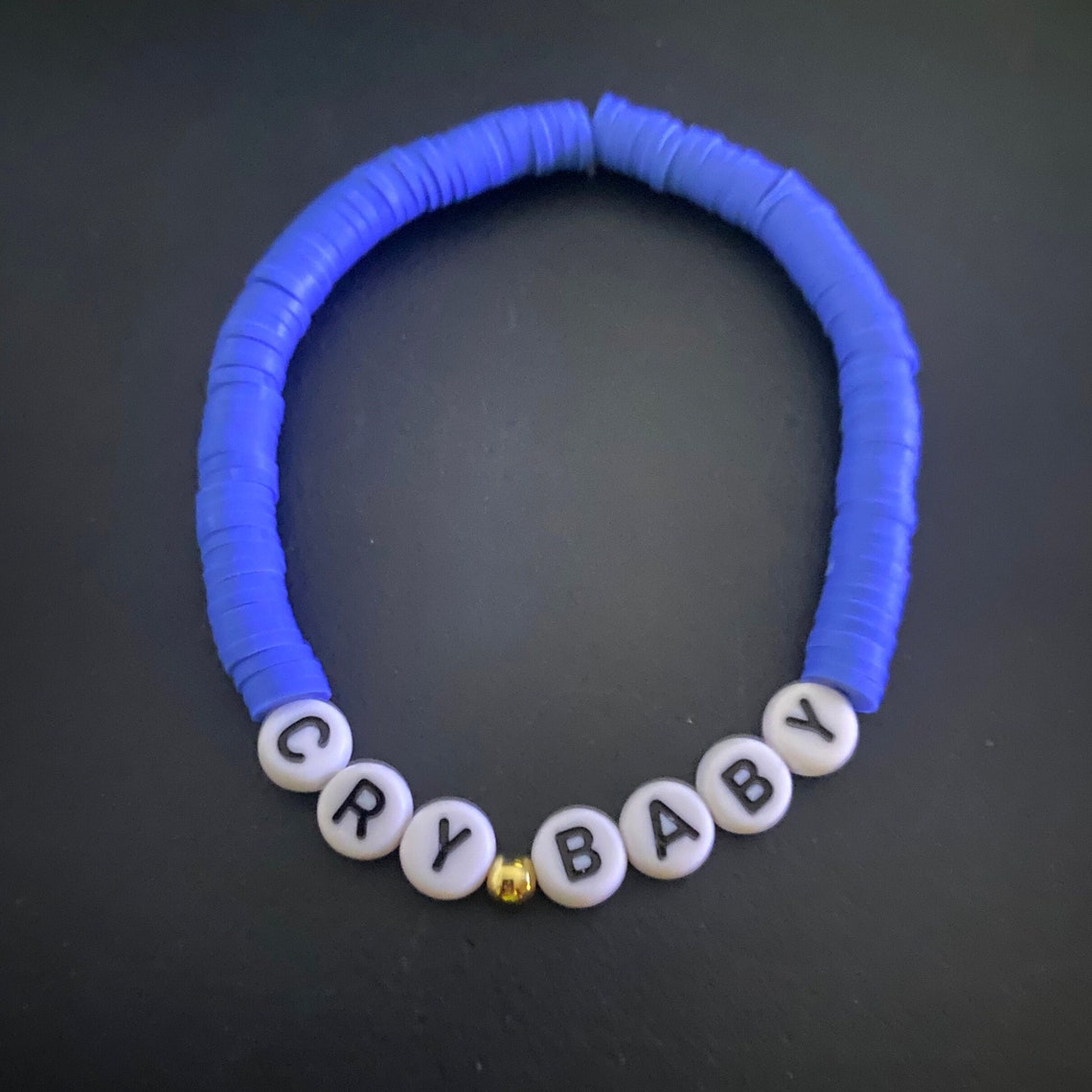 Cry Baby Bracelet|custom Bracelet| Heishi Bracelet|clay Bead Bracelet ...
