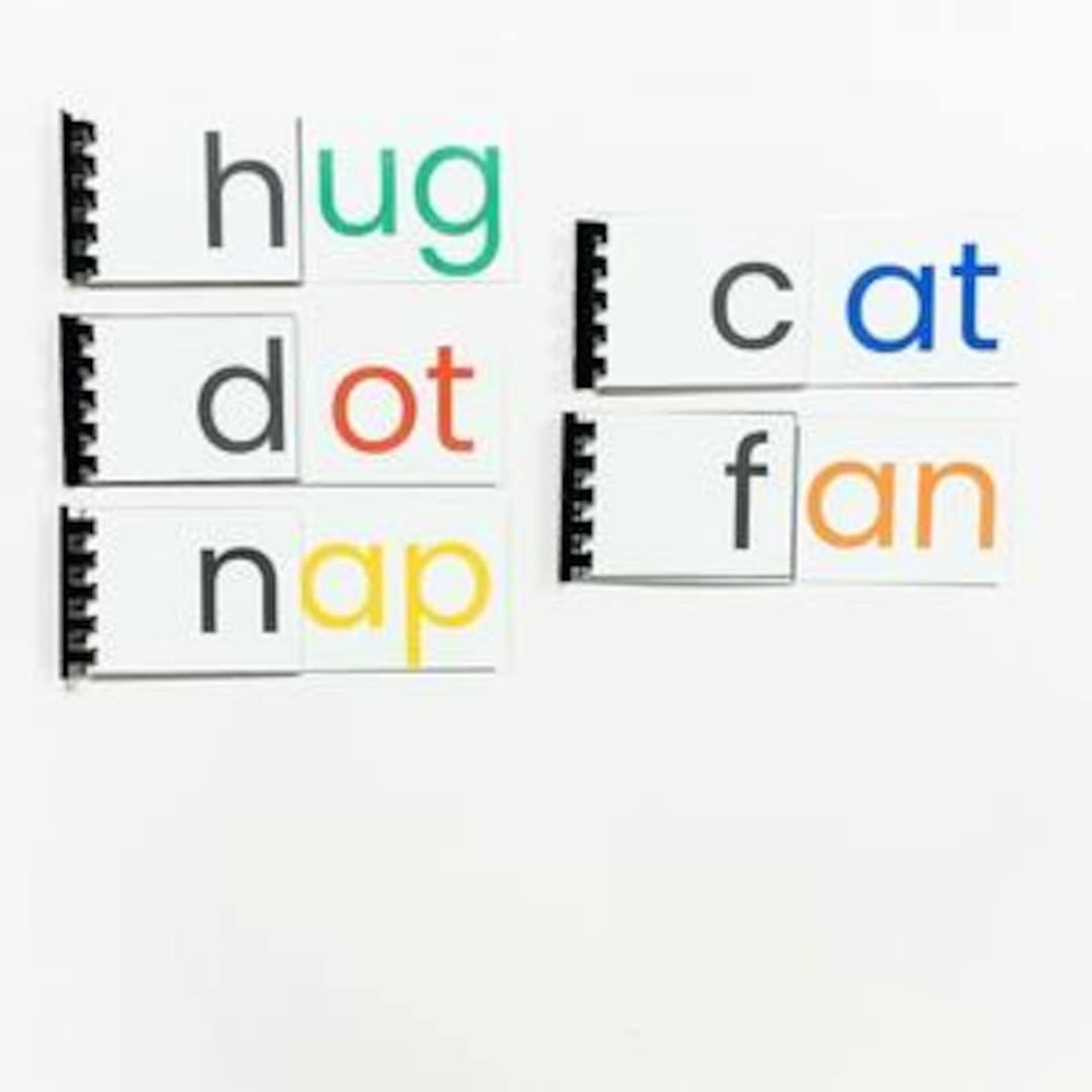 Read and Rhyme Flip Book Set of 5. Reading Activity for Beginning ...