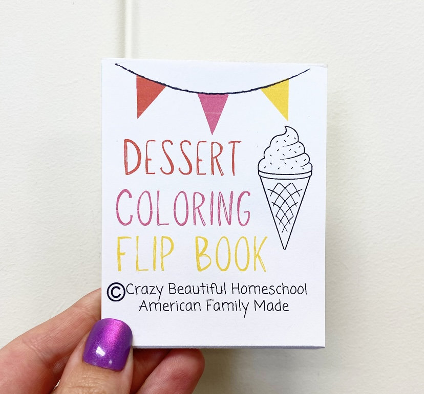 Individual Mini Coloring Flip Book Set, Coloring Books for Kids ...