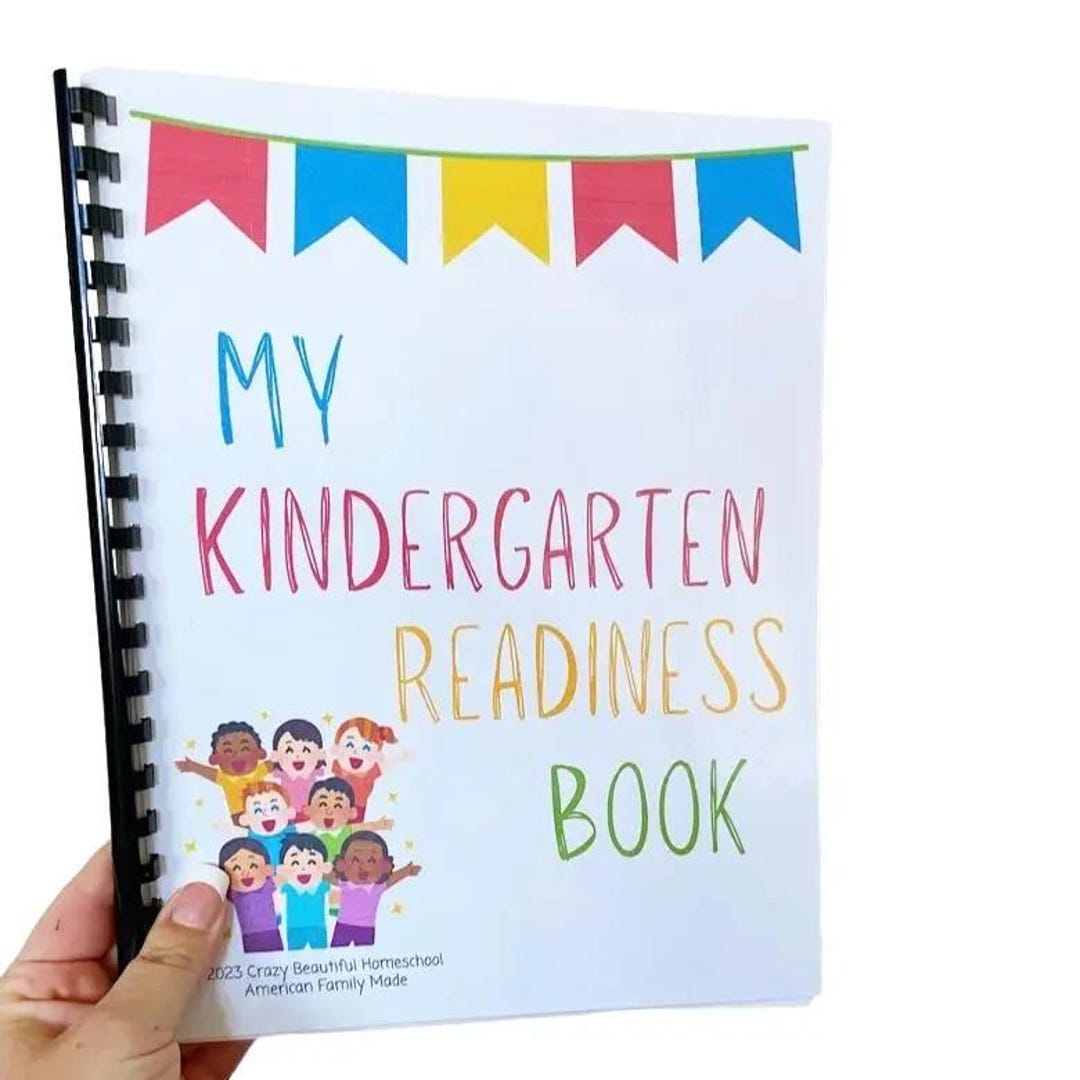 Kindergarten Readiness Book - Etsy