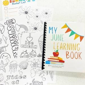 June Activity Bundle. Coloring Pages and Summer Learning. Beginning ...