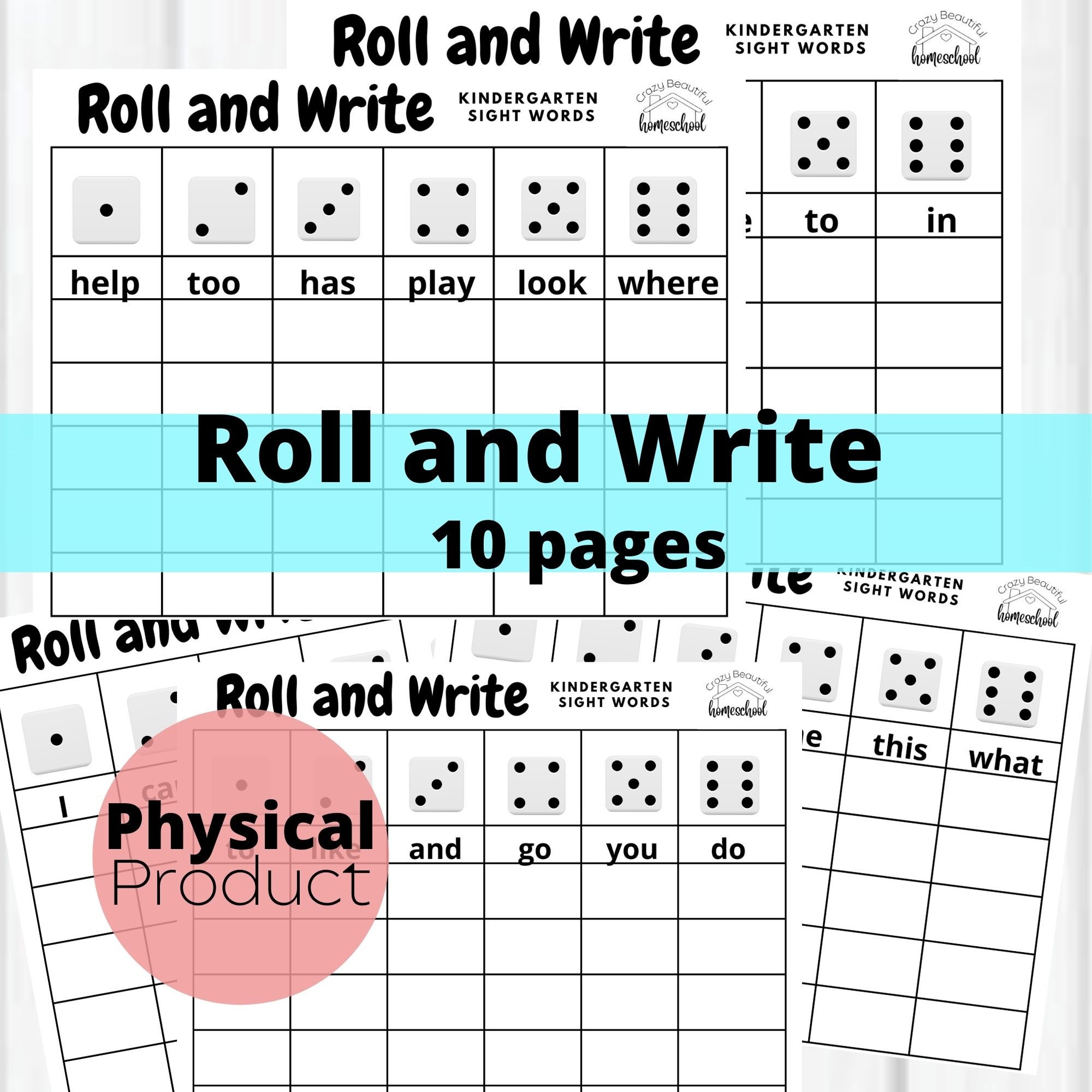 Spelling Worksheets For Kindergarten