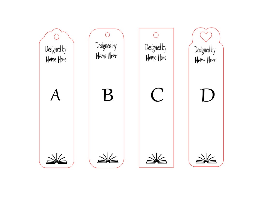 Personalised Wooden Bookmark With Engraved Kids Drawing, Engraved Kids ...