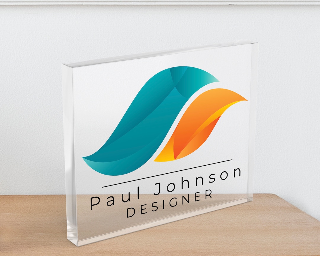 Custom Acrylic Business Logo Sign Personalized Company Logo - Etsy