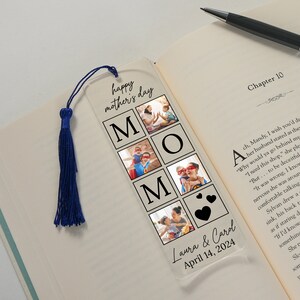 Personalized Mothers Day Bookmarks, Bookmark With Tassel, Custom ...