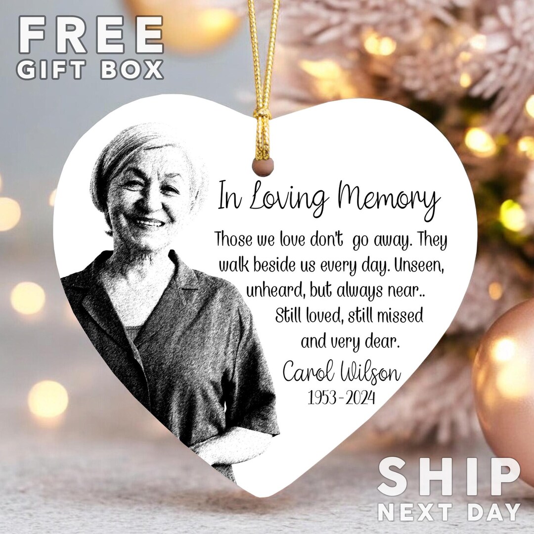 In Loving Memory Ornament, Remembrance Ornament, Consolation Ornament ...