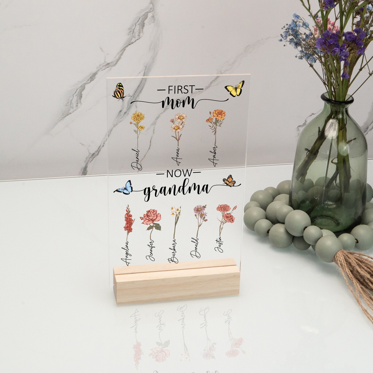 Grandma's Garden Stand, Mother's Day Gifts, Gift for Grandma, Grandkids ...