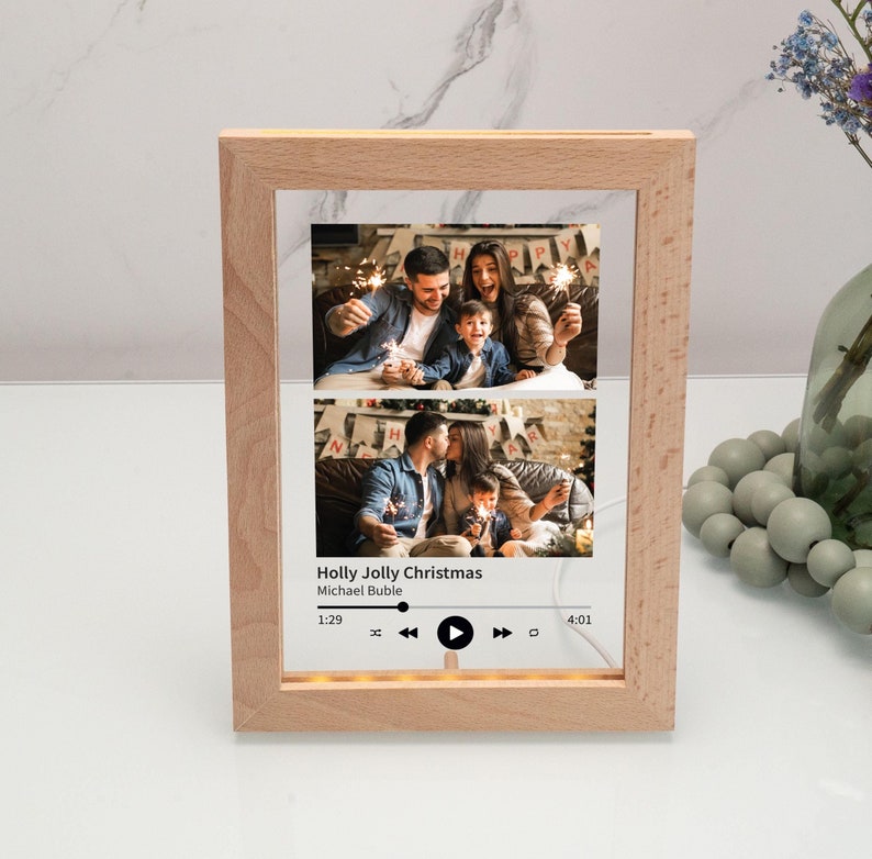 Custom Acrylic Music Plaque Picture Frame, Acrylic Song Photo Frame for ...