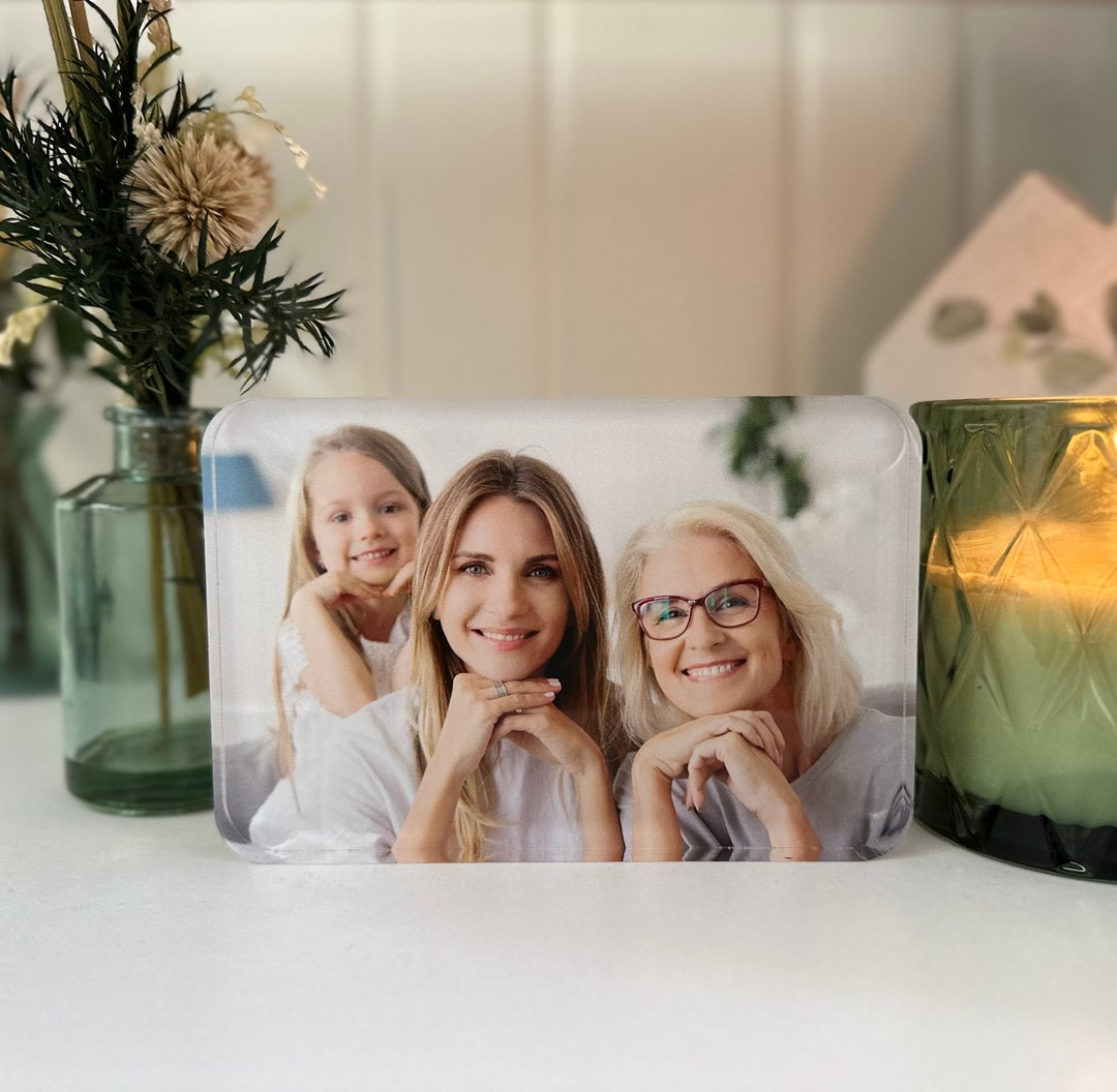 Personalized Acrylic Photo Frame, Custom Picture Display, Valentines ...