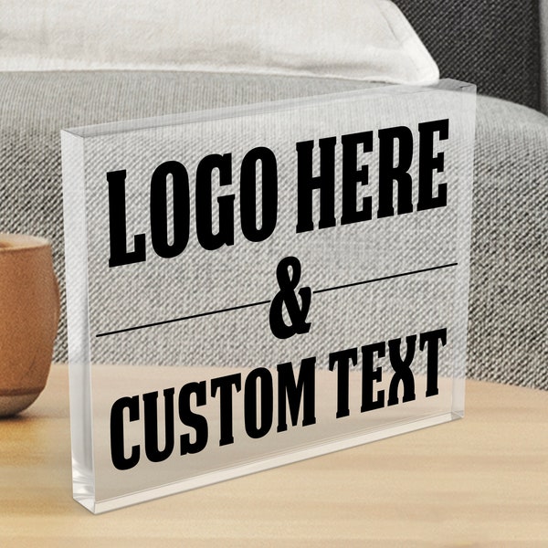 Acrylic Name Plate Stand - Etsy