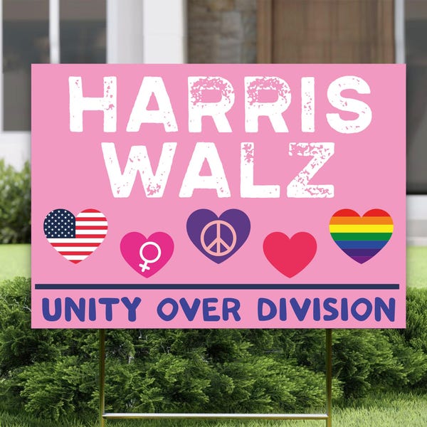 Trump Unity Yard Sign - Etsy