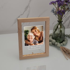 Acrylic Picture Frame With Light, Personalized Stand, Christmas Gifts ...