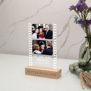 Personalized Analog Film Graduation Photo Stand, Custom Graduation ...