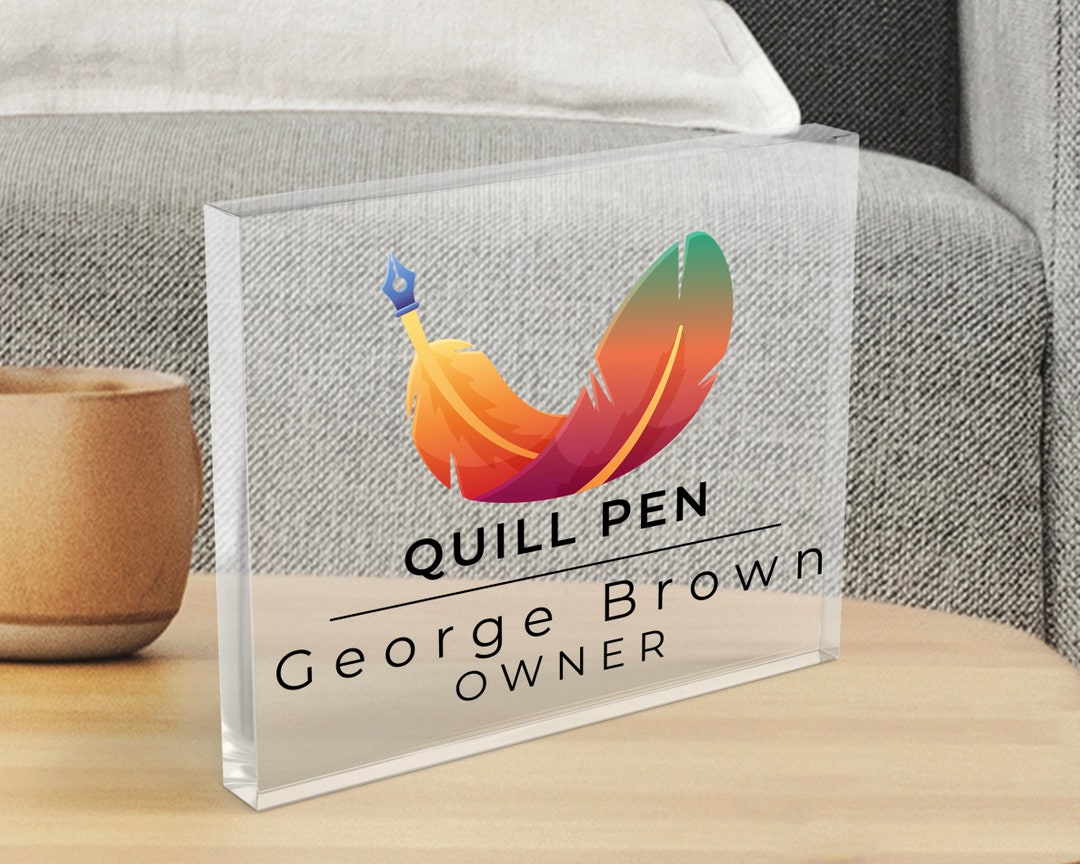 Custom Acrylic Business Logo Sign Personalized Company Logo - Etsy