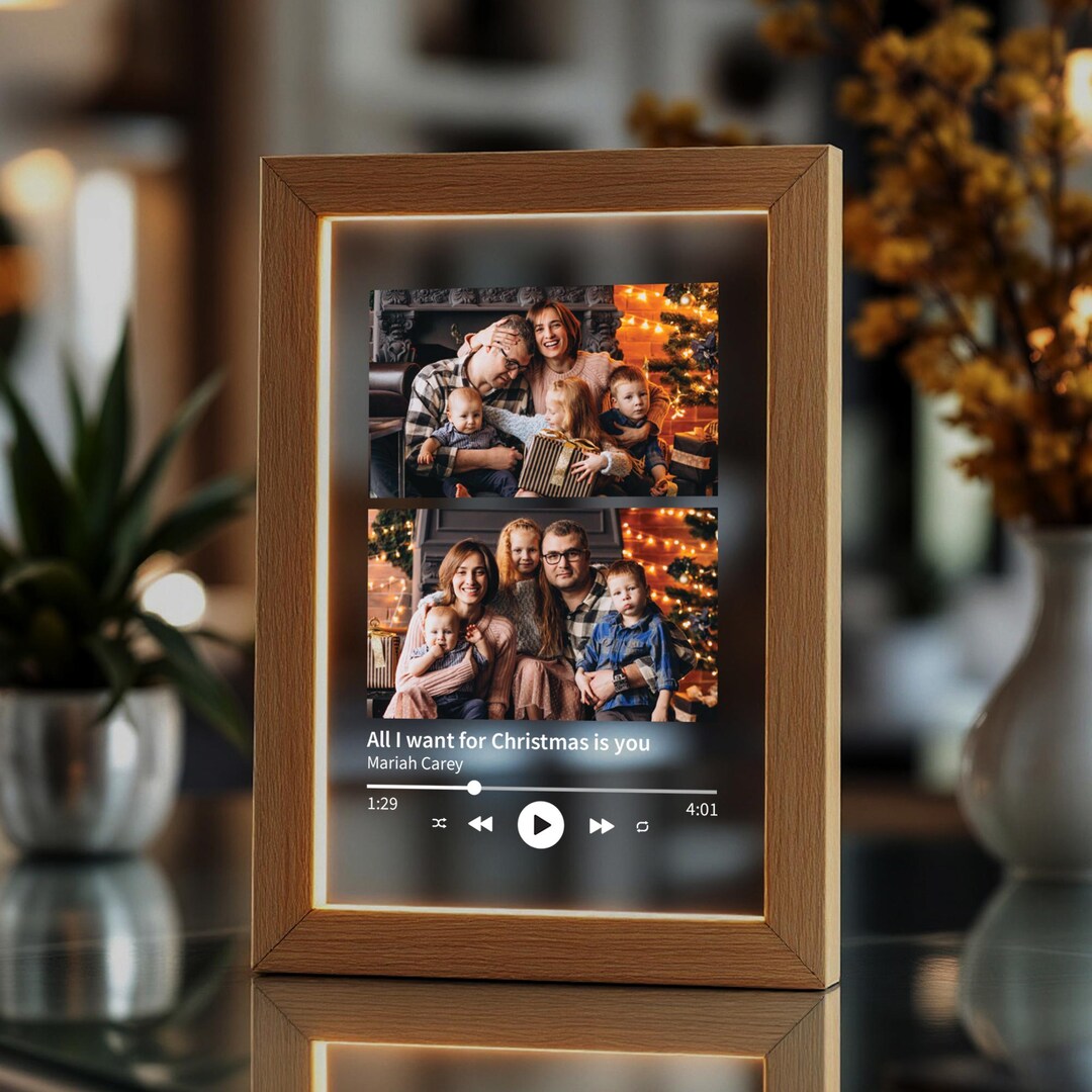 Custom Acrylic Music Plaque Picture Frame, Acrylic Song Photo Frame for ...