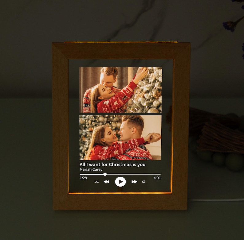 Custom Acrylic Music Plaque Picture Frame, Acrylic Song Photo Frame for ...