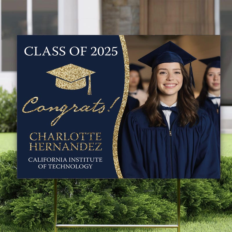 Graduation High School Yard Signs - Etsy