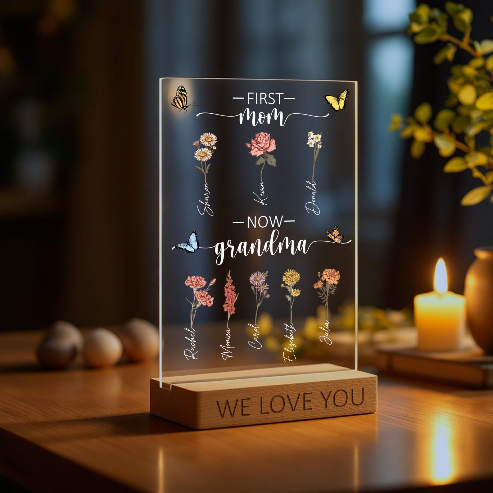 Grandma's Garden Stand, Mother's Day Gifts, Gift for Grandma, Grandkids ...