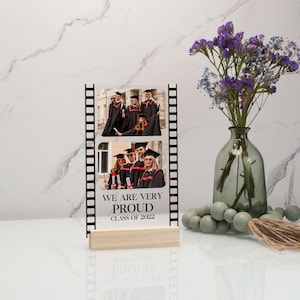 Personalized Analog Film Graduation Photo Stand, Custom Graduation ...