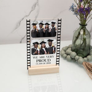 Personalized Analog Film Graduation Photo Stand, Custom Graduation ...