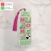 Personalized Mothers Day Bookmarks, Bookmark With Tassel, Custom ...