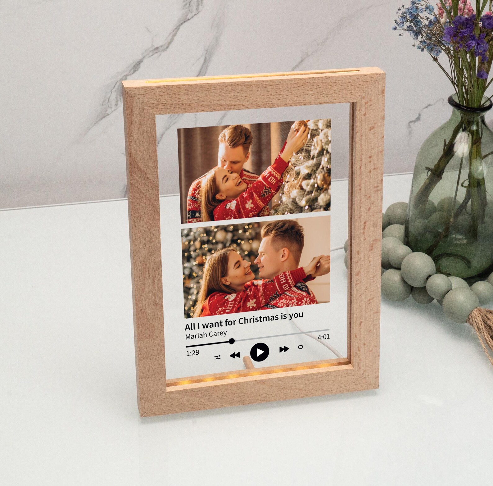Custom Acrylic Music Plaque Picture Frame, Acrylic Song Photo Frame for ...
