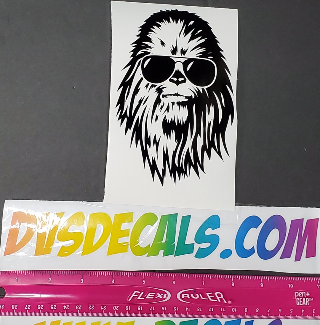 Star Wars WOOKIE Decal Sticker Silhouette, Jeep Decor Accessories, Dark ...
