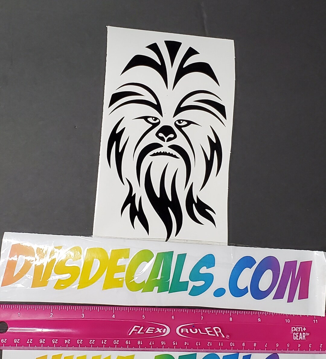 Star Wars WOOKIE Decal Sticker Silhouette Jeep Decor - Etsy