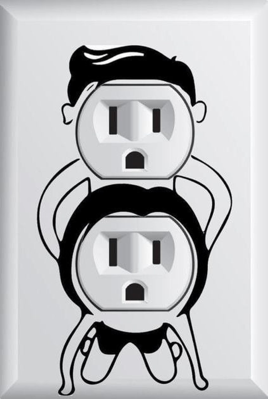 Funny Joke Socket People Sex Socket People Sex House Socket Vinyl Decal
