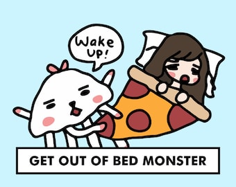 Get Out of Bed - Etsy