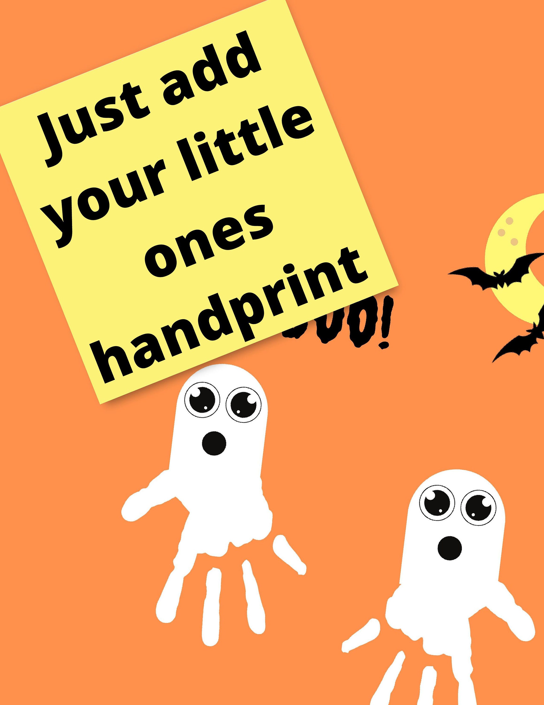 Halloween Handprint Craft - Etsy