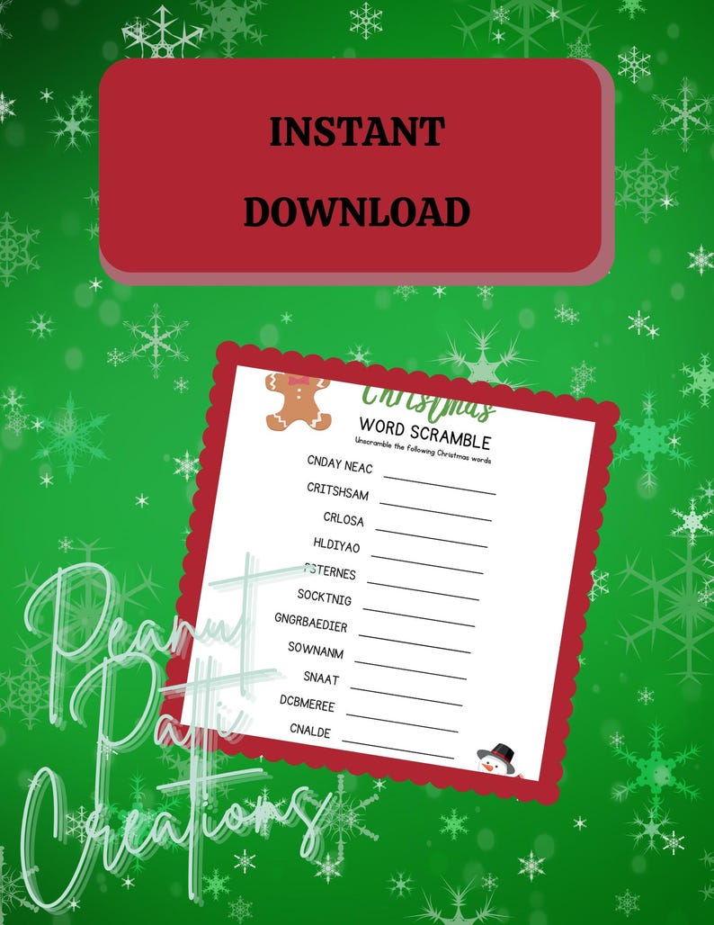 Christmas Kids Activity Pack |printable Christmas Activities for Kids ...