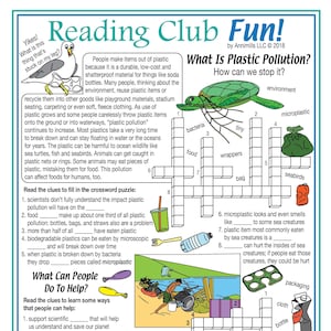 What is Plastic Pollution? Water Pollution, Earth Day Printable ...