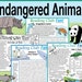 Earth Day - Endangered Animals Printable Puzzle Set Activity - Etsy