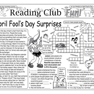 April Fools' Day Printable Puzzle Bundle – History, Vocabulary ...