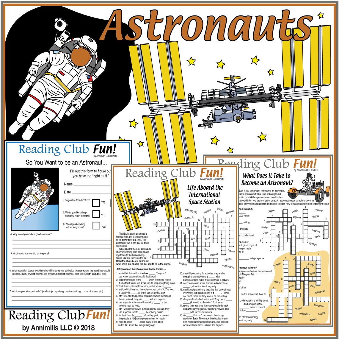 Exploring Space Printable Puzzle Bundle: NASA Moon Landing | Etsy