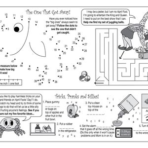 April Fools' Day Printable Puzzle Bundle – History, Vocabulary ...