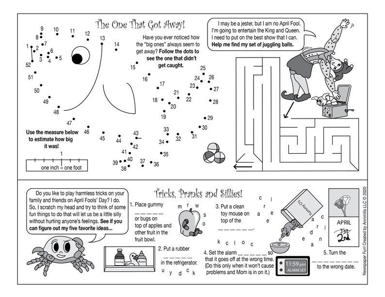 April Fools' Day Printable Puzzle Bundle – History, Vocabulary ...