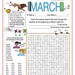March Winds Blow Spring Printable Puzzle Activity Set - Etsy