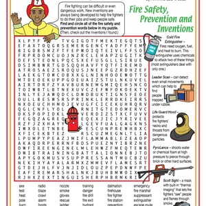 Fire Safety is Smart Printable Puzzle Set - Fire Prevention, Safety ...