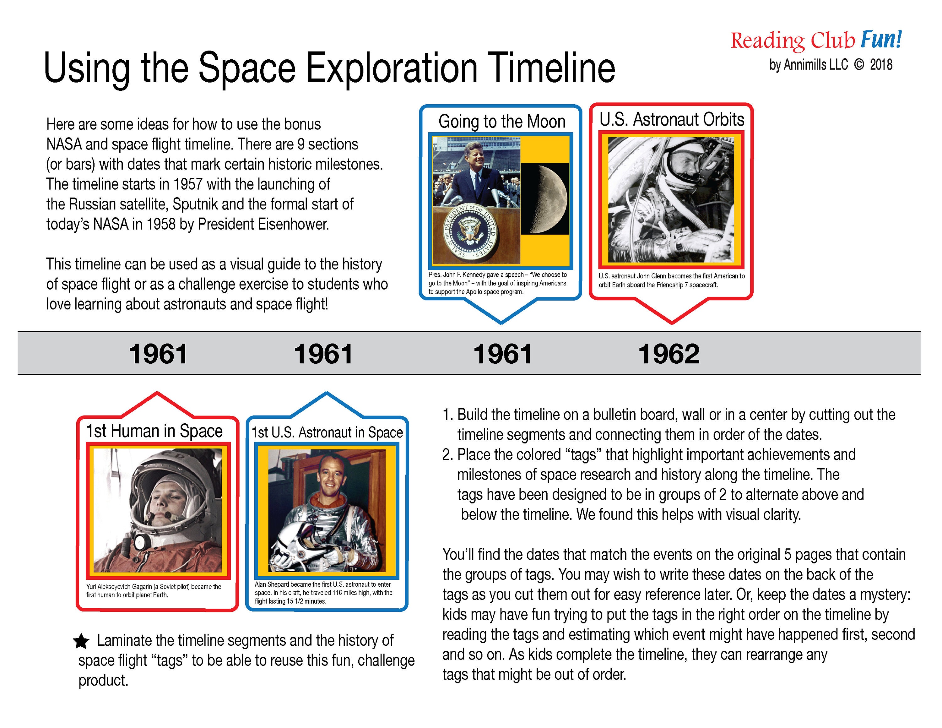 Exploring Space Printable Puzzle Bundle: NASA Moon Landing - Etsy