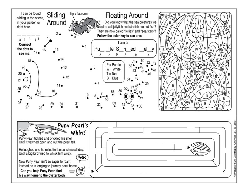 Ocean Invertebrates - Printable Activity Set and Word Search Puzzle - Etsy