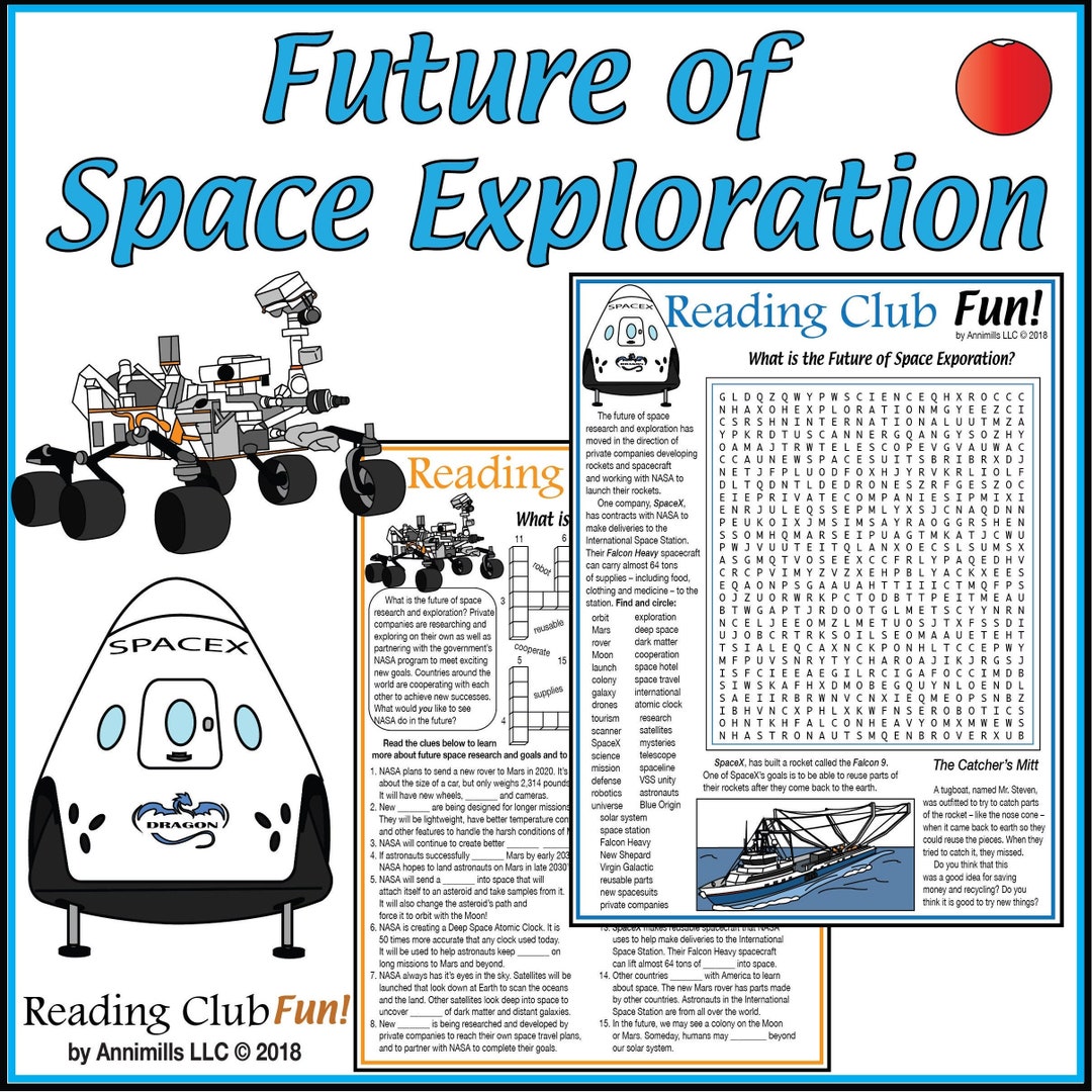 Future of Space Exploration - NASA, Mars, Beyond Printable Puzzles ...