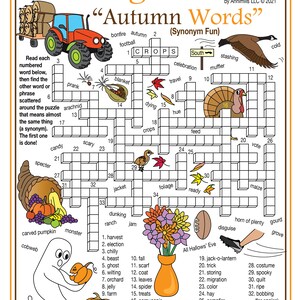 Synonyms for All Seasons – Vocabulary Bundle – Fall Winter Spring ...