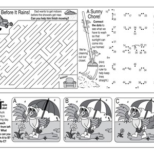 Get Ready for Spring - Printable Activity Puzzle Set and Rhyming ...