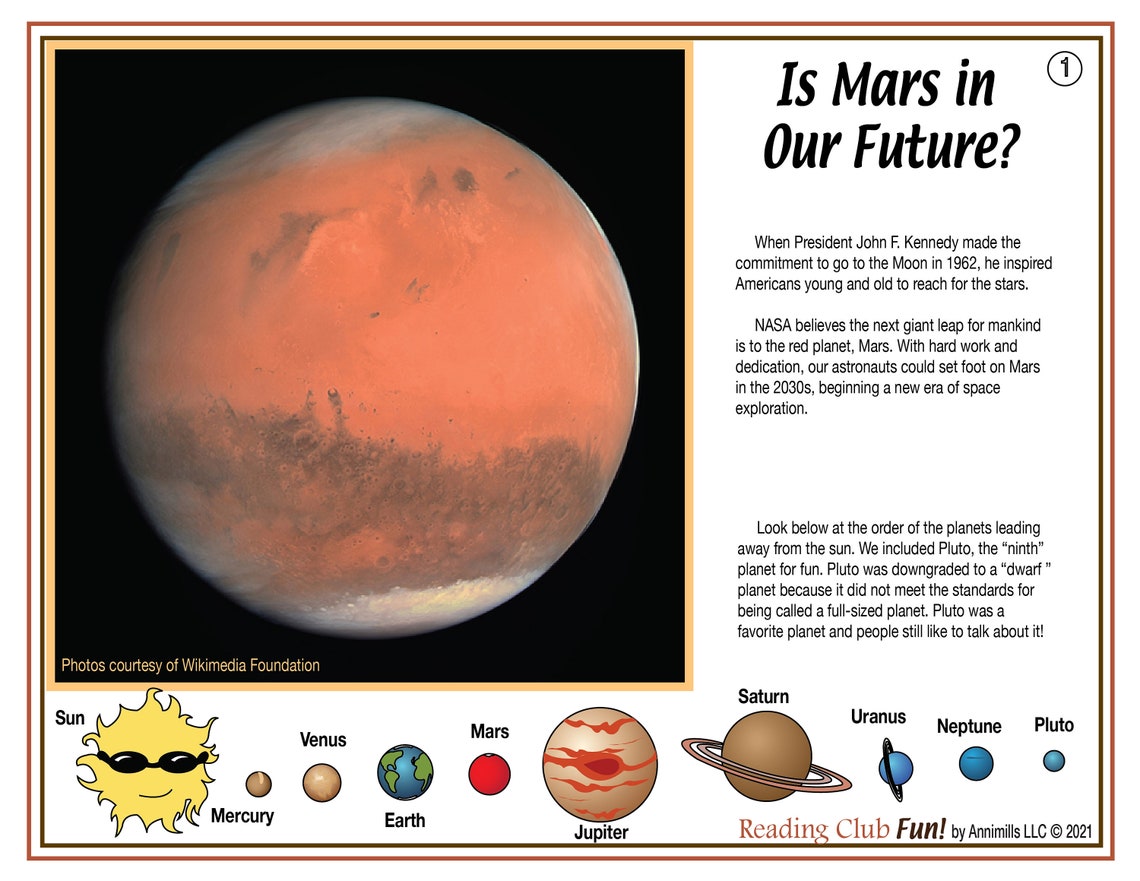Future of Space Exploration NASA, Mars, Beyond Printable Puzzles With ...
