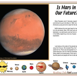 Future of Space Exploration - NASA, Mars, Beyond Printable Puzzles ...