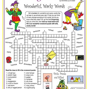 April Fools' Day Printable Puzzle Bundle – History, Vocabulary ...